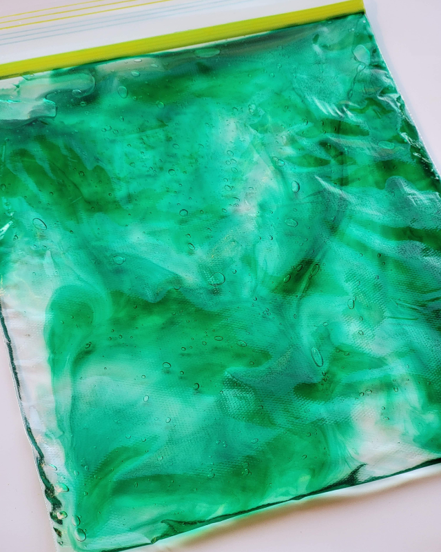 Writing Practice with DIY Gel Bag